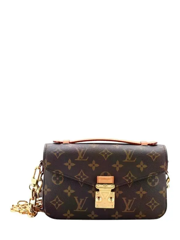 LOUIS VUITTON Pochette Metis Monogram Canvas East West Crossbody Bag - Brown