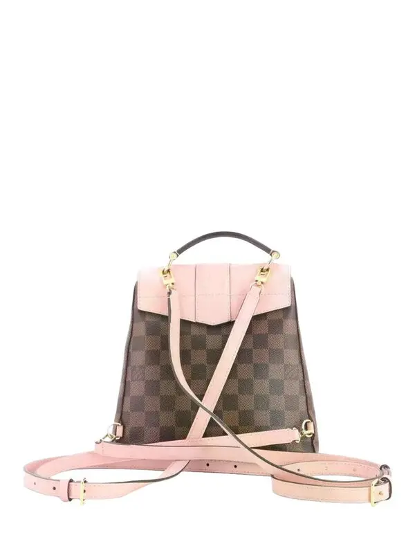 LOUIS VUITTON Clapton Damier And Leather Backpack - Pink