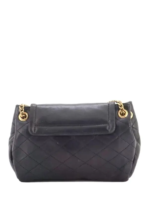 Saint Laurent Nolita Satchel Quilted Leather Mini Crossbody Bag - Black