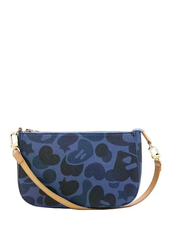 AAPE BY *A BATHING APE Mini Camo-print Shoulder Bag - Blue