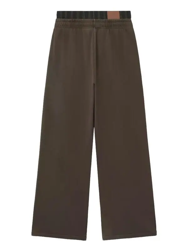 Izzue Drawstring-waist Wide-leg Track Pants - Brown