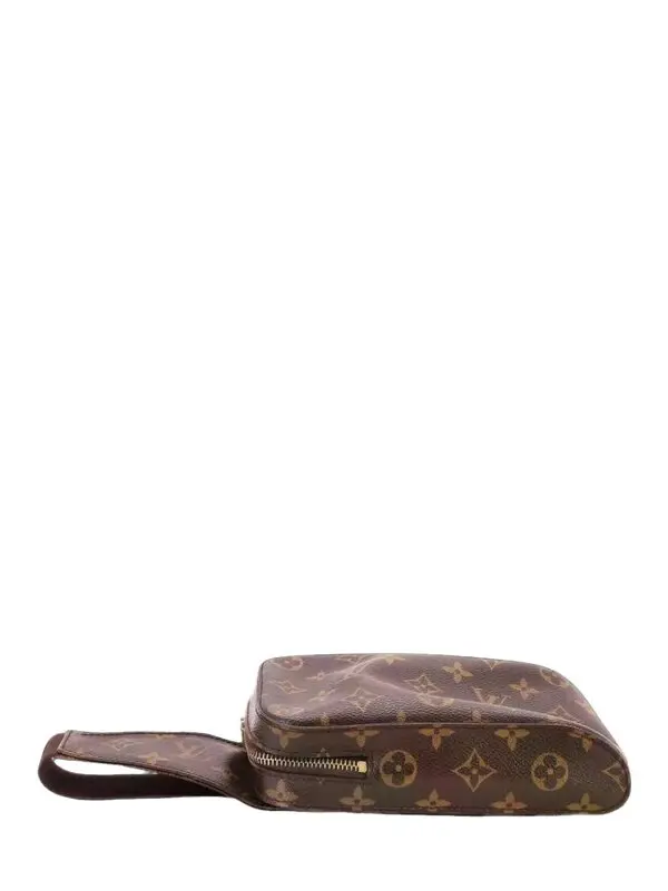 LOUIS VUITTON Geronimos Waist Bag Monogram Canvas Belt Bag - Brown