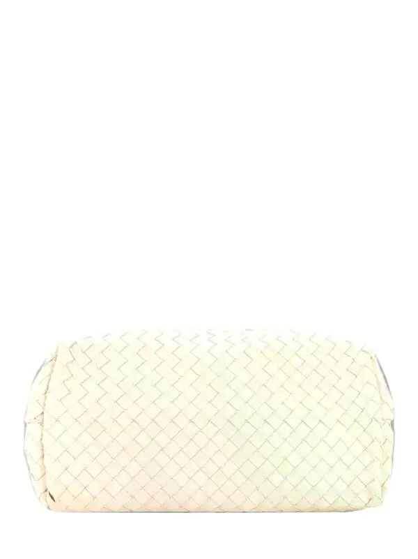 Bottega Veneta Andiamo Top Handle Bag Intrecciato Nappa Large Tote Bag - White