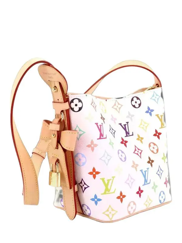 LOUIS VUITTON X Takashi Murakami All In Handbag Monogram Multicolor Bb Bucket Bag - Multicolour