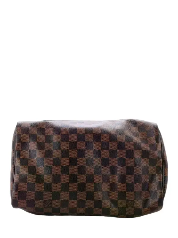LOUIS VUITTON Speedy Handbag Damier 30 Satchel - Brown