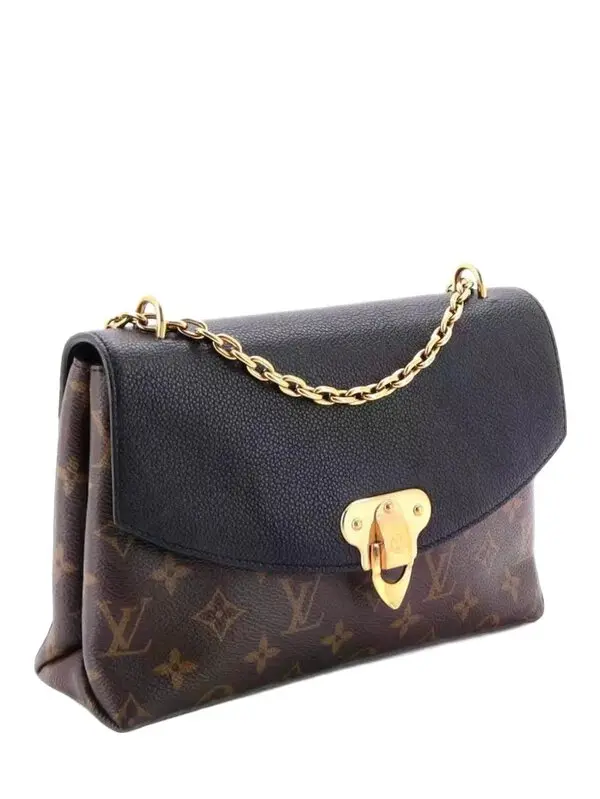 LOUIS VUITTON Saint Placide Handbag Monogram Canvas And Leather Shoulder Bag - Black