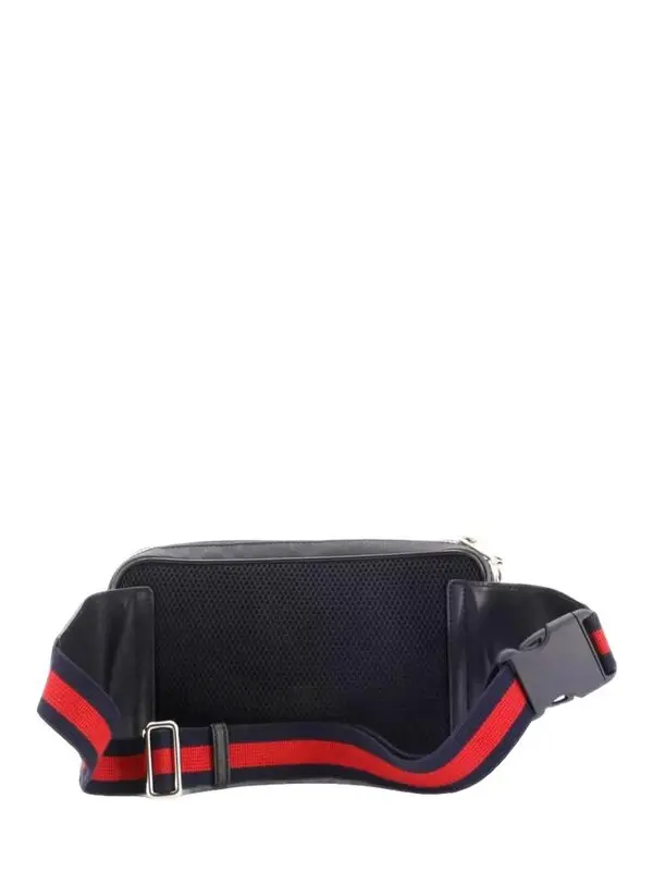 Gucci Soft Zip Gg Coated Canvas Small Belt Bag - Black