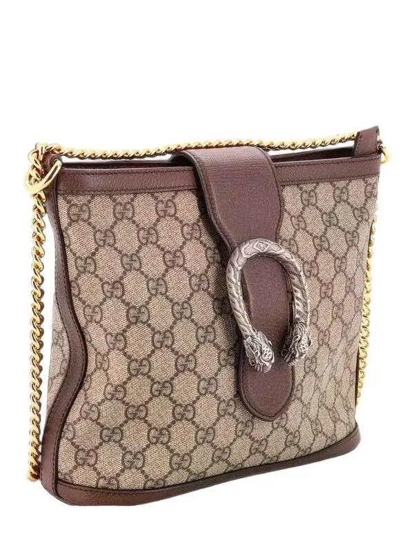 Gucci Dionysus Gg Coated Canvas Medium Bucket Bag - Brown