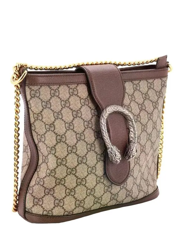 Gucci Dionysus Gg Coated Canvas Medium Bucket Bag - Brown