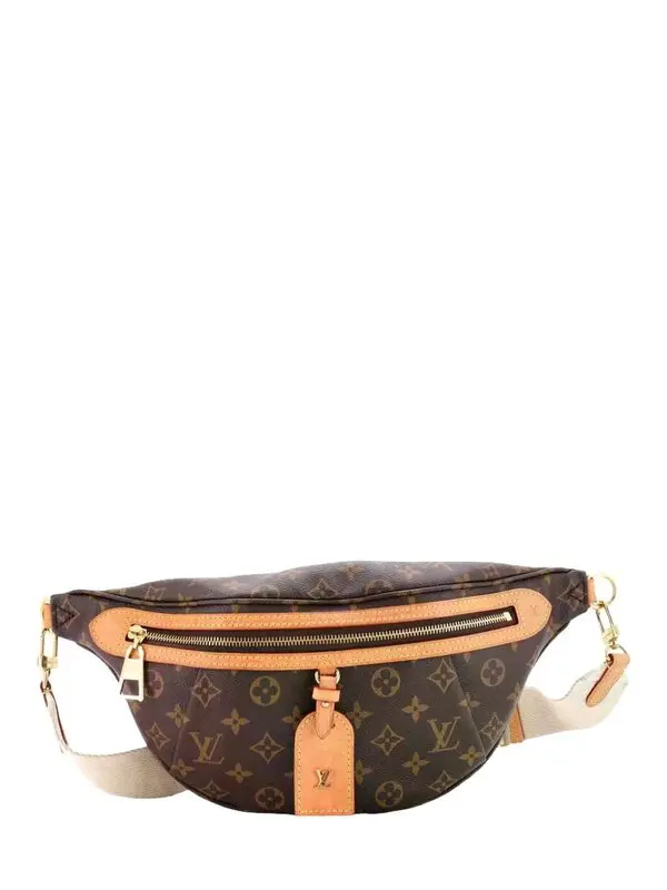 LOUIS VUITTON High Rise Bum Bag Monogram Canvas Belt Bag - Brown