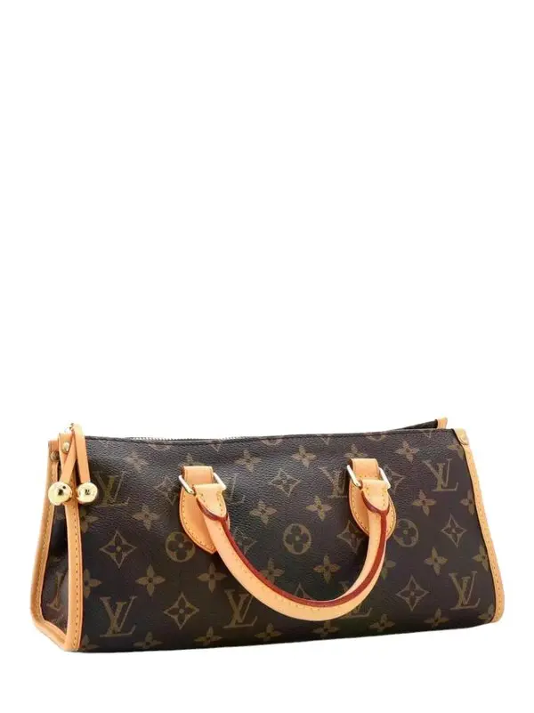 LOUIS VUITTON Popincourt Handle Bag Monogram Canvas Satchel - Brown
