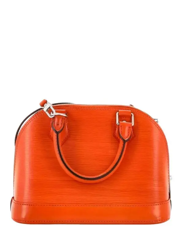 LOUIS VUITTON Alma Handbag Epi Leather Bb Satchel - Orange