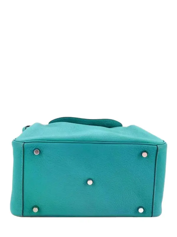 Hermès Lindy Bag Clemence 30 Shoulder Bag - Green