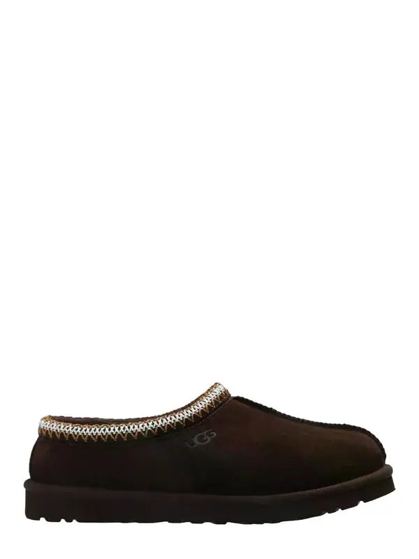 UGG Tasman Ii Embroidered Suede Slippers - Brown