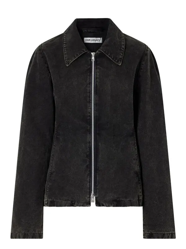 Our Legacy Cinched Denim Jacket - Black