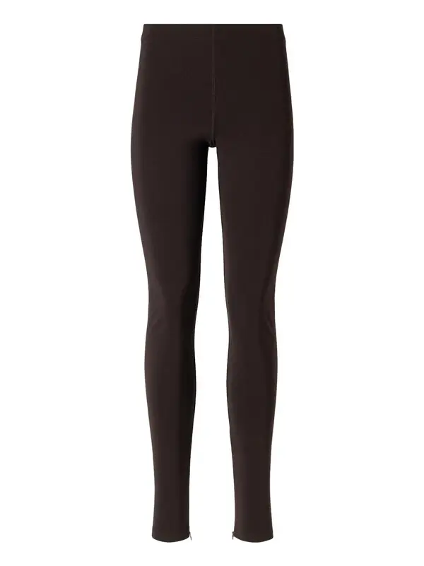Sportmax Tenace Stretch-jersey Leggings - Brown