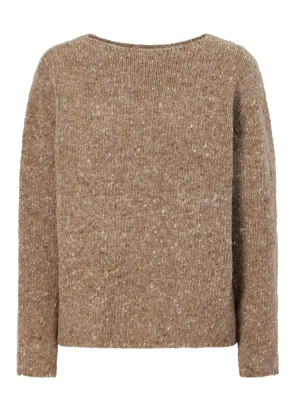 Auralee Wool Sweater - Brown