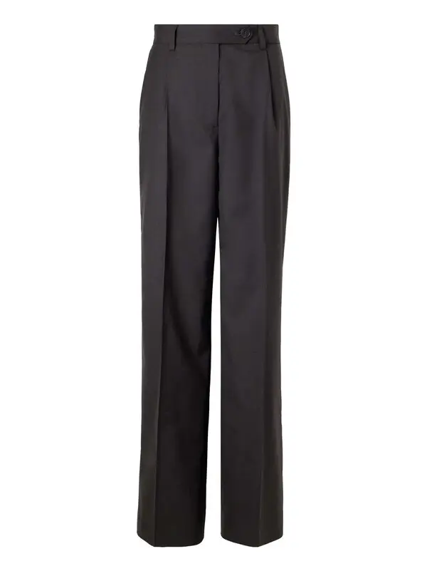 MFPEN Primary Wool Straight-leg Pants - Brown
