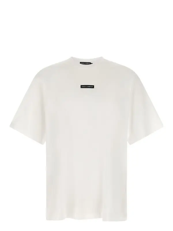 Dolce & Gabbana Logo Patch T-shirt - White
