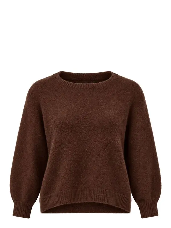 LUELLA FASHION Bettina Short Alpaca Jumper Chocolate - Brown