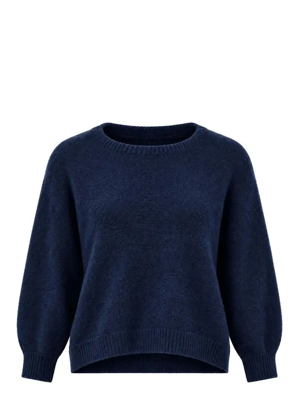 LUELLA FASHION Bettina Short Alpaca Jumper Navy - Blue
