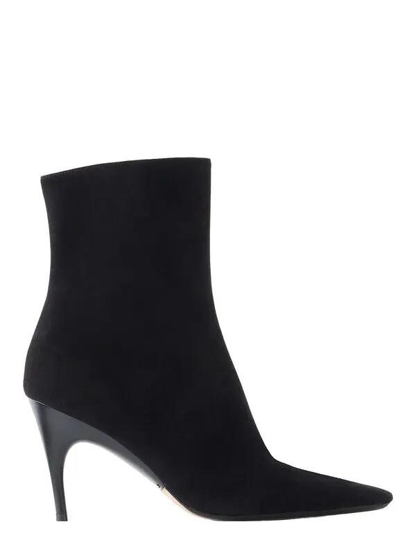 Balenciaga Duchesse 90 Suede Ankle Boots - Black