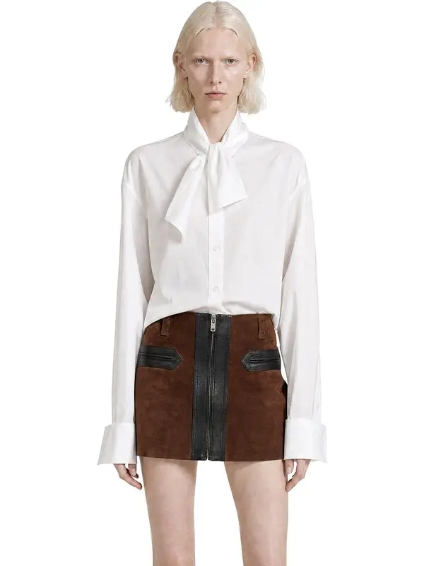 Marni Lavallière Poplin Shirt - White