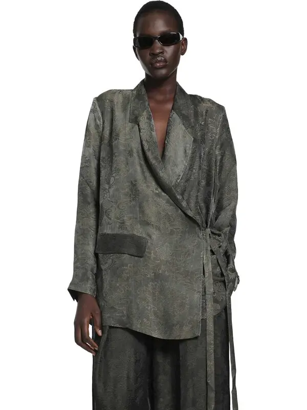UMA WANG Khloe Jacket - Green