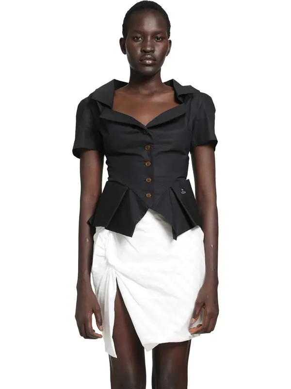 VIVIENNE WESTWOOD Monday Short Sleeve Shirt - Black