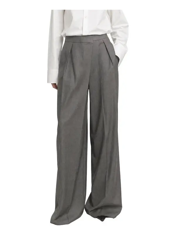 PETAR PETROV Flash Cut Trousers - Grey