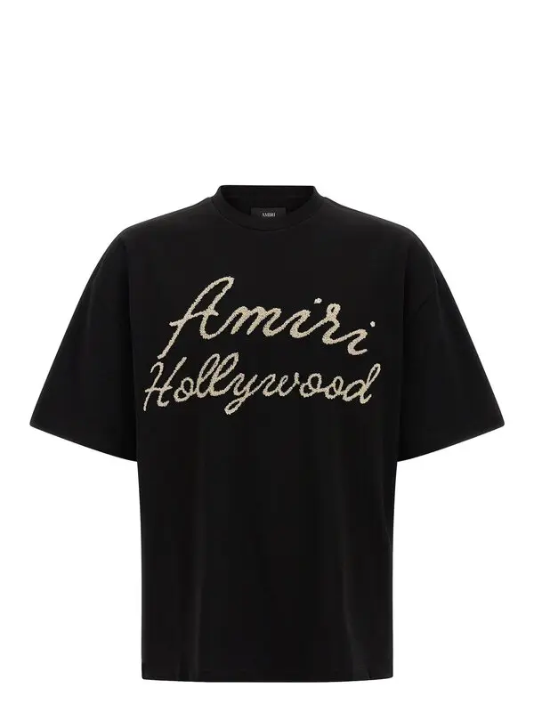 Amiri Hollywood' T-shirt - Black