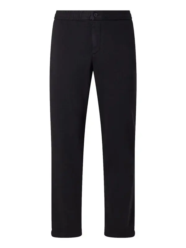 Mr P. Tapered Cotton-blend Jersey Drawstring Sweatpants - Black