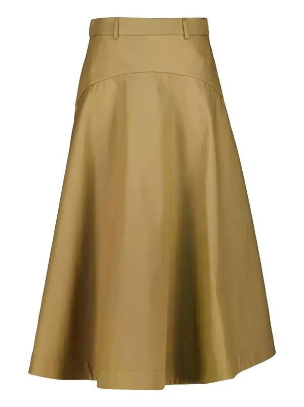 Balenciaga A-line Midi Skirt - Neutrals