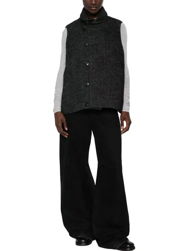 Soh Button-up Gilet - Grey