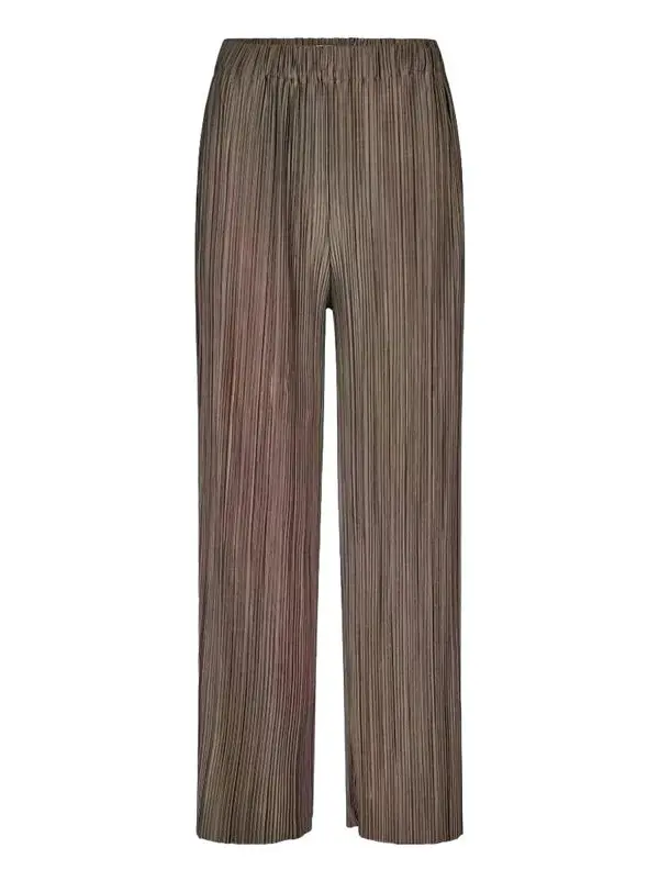 SAMSOE SAMSOE Uma Plissé-effect Trousers - Brown