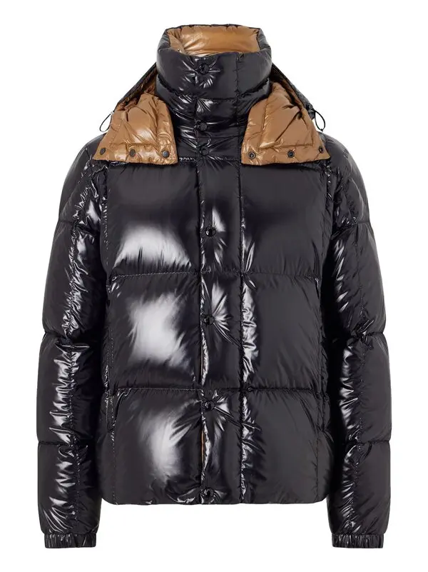 Moncler Parana Logo-apploquéd Quilted Shell Down Jacket - Black