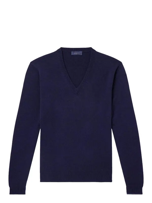 Sease Cashmere Sweater - Blue
