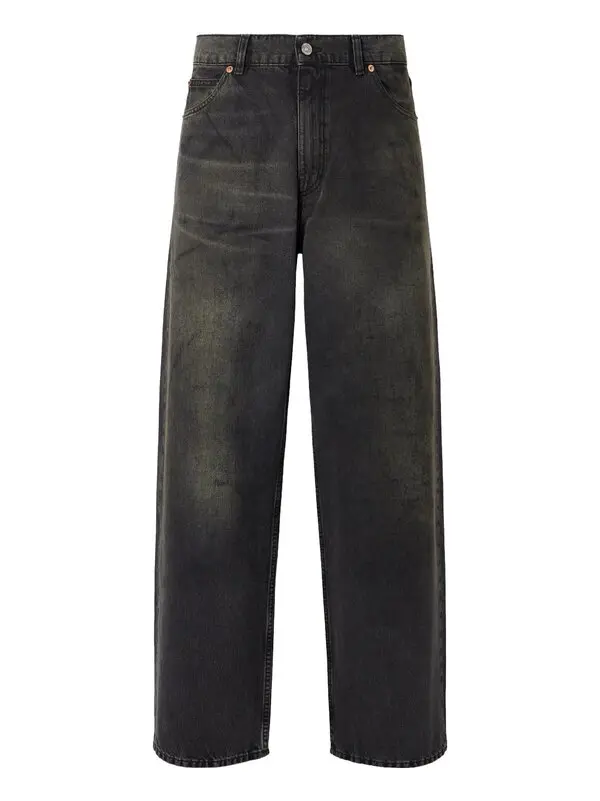 Our Legacy Vast Cut Wide-leg Jeans - Black