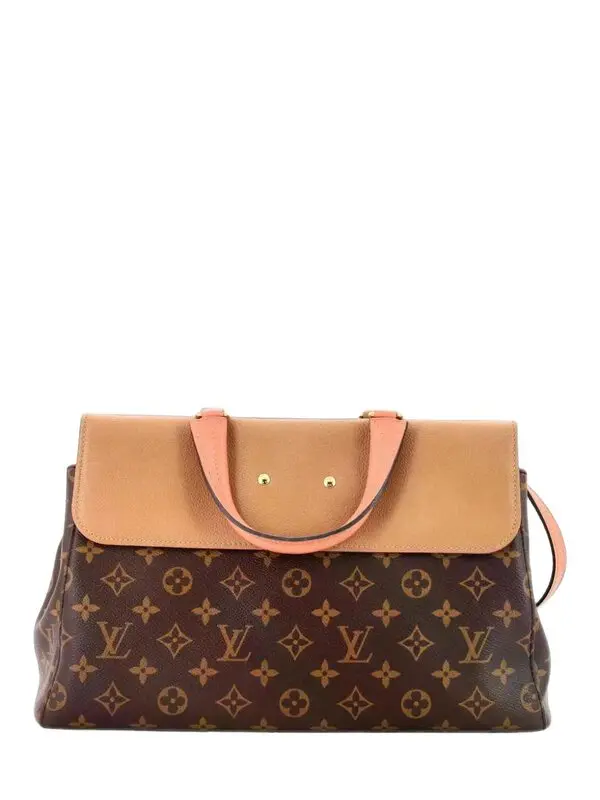 LOUIS VUITTON Venus Handbag Monogram Canvas And Leather Satchel - Neutrals