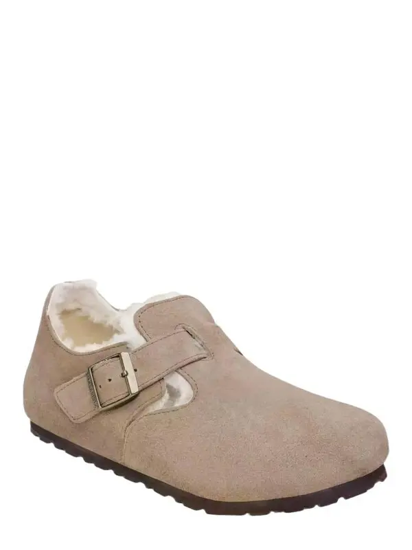BIRKENSTOCK London Shearling Slippers - Neutrals