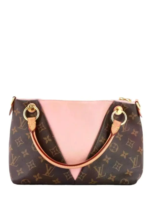 LOUIS VUITTON V Monogram Canvas And Leather Bb Tote Bag - Brown