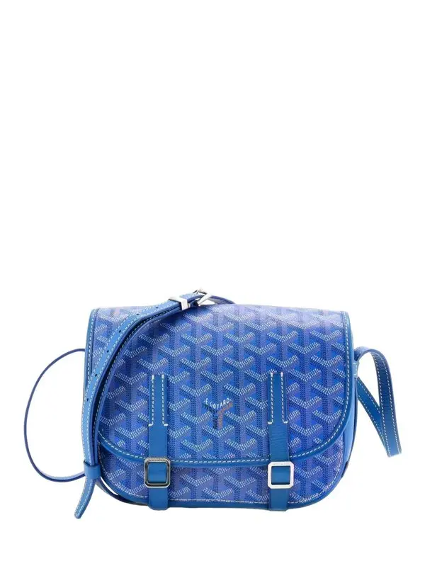 Goyard Belvedere Messenger Bag Coated Canvas Pm Crossbody Bag - Blue