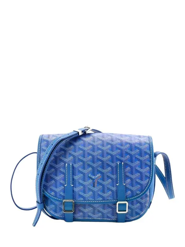 Goyard Belvedere Messenger Bag Coated Canvas Pm Crossbody Bag - Blue