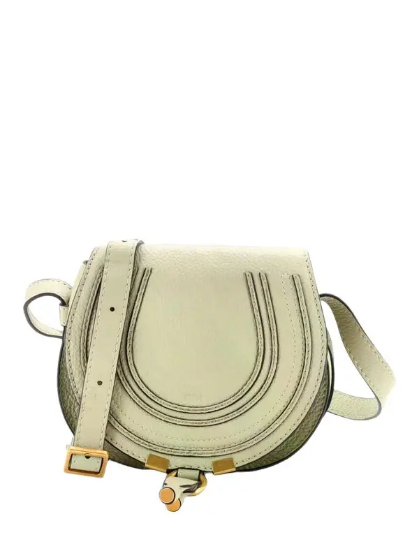 Chloé Marcie Leather Mini Crossbody Bag - Green