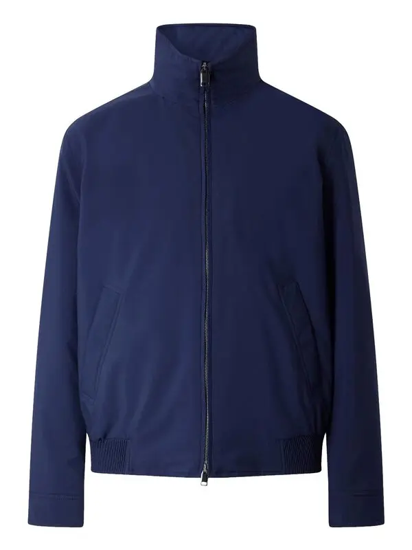 Brioni Shell Blouson Jacket - Blue