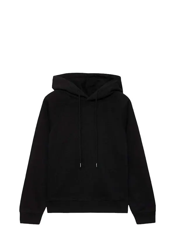 ALLSAINTS Lily Raglan-sleeve Cotton Hoody - Jet Black