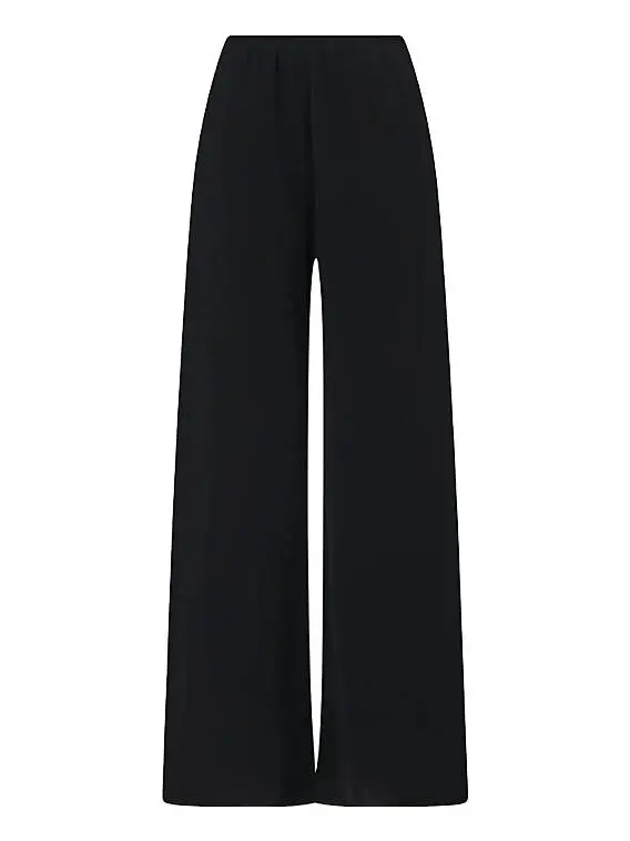 THE ROW Gala Elasticated-waist Jersey Trousers - Black
