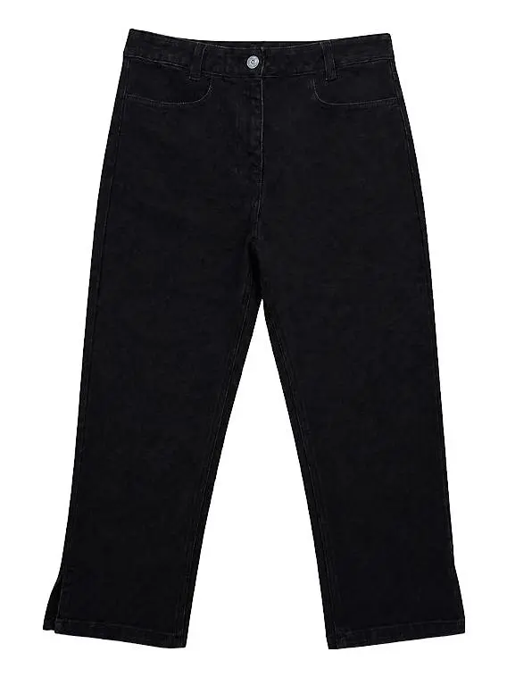 OMNES Rhone Cotton Capri Jeans - Black