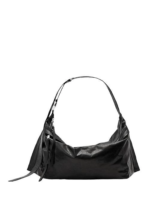 ALLSAINTS Lutece Leather Duffle Bag - Black