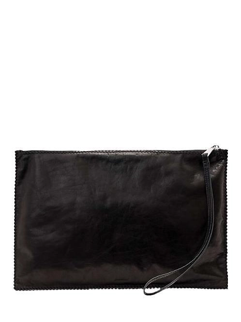 ALLSAINTS Siloh Large Leather Pouch - Black